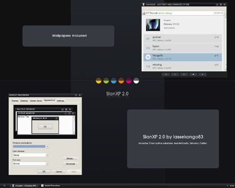20 (most) beautiful themes for Windows XP